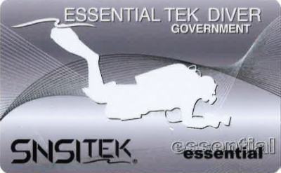Government Essential TEK Diver – SNSI KR
